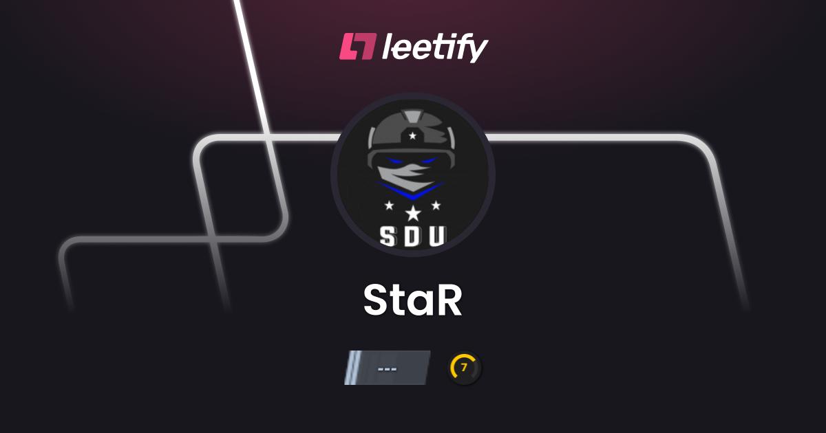 StaR - CS2 Stats and Player Profile - Leetify