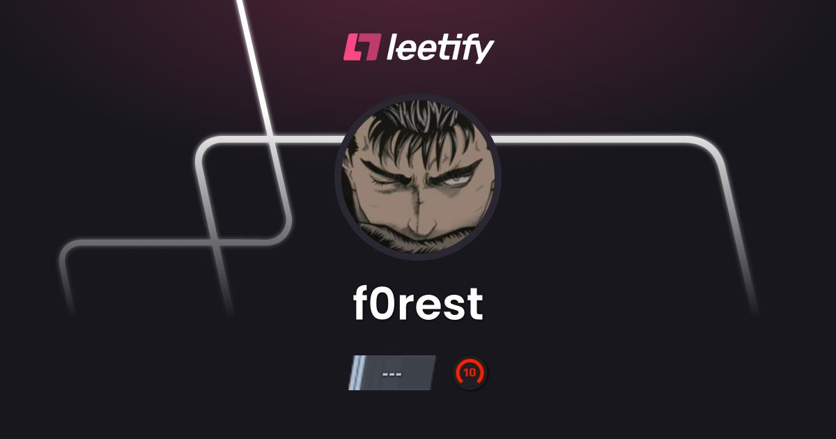 f0rest - CS2 Stats and Player Profile - Leetify