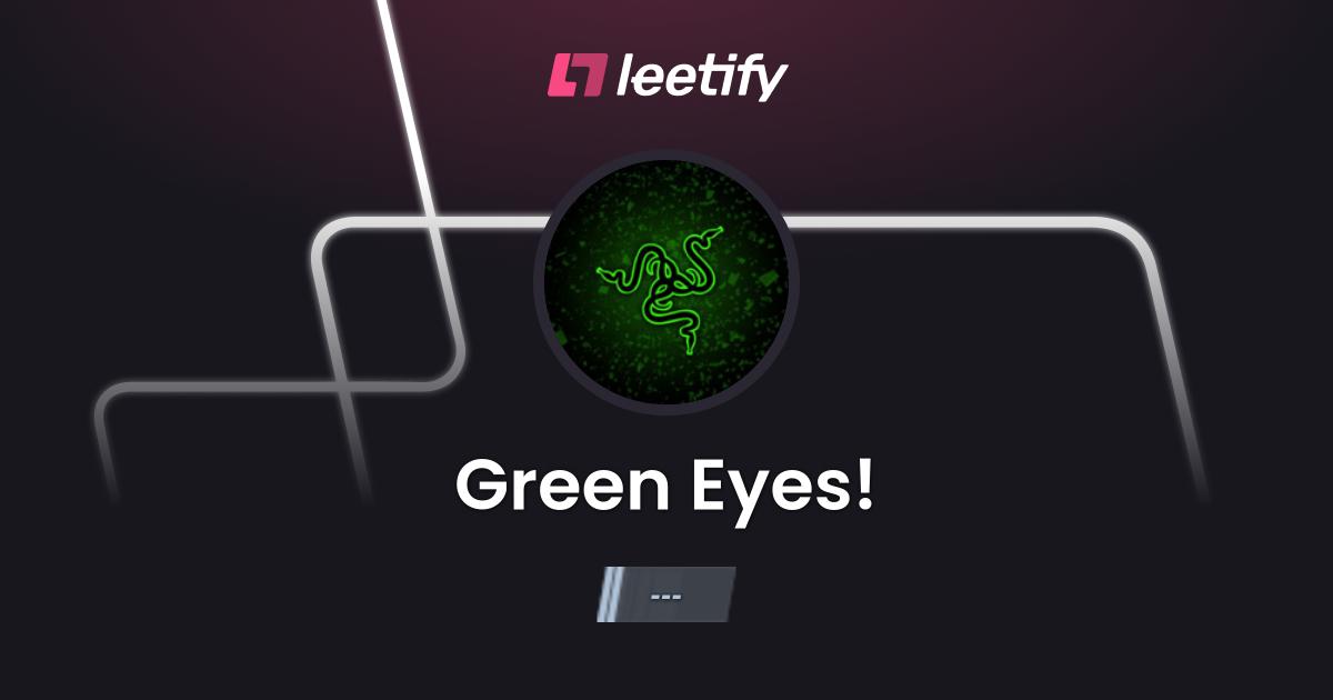 Green Eyes! - CS2 Stats and Player Profile - Leetify