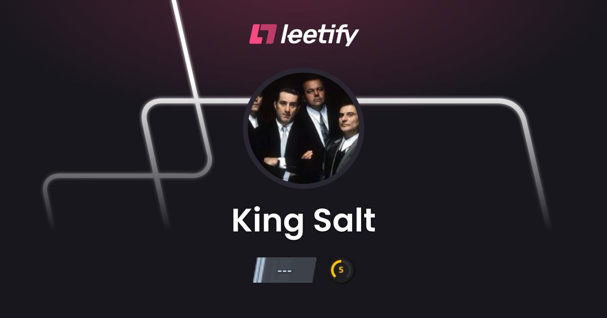 King Salt - CS2 Stats and Player Profile - Leetify