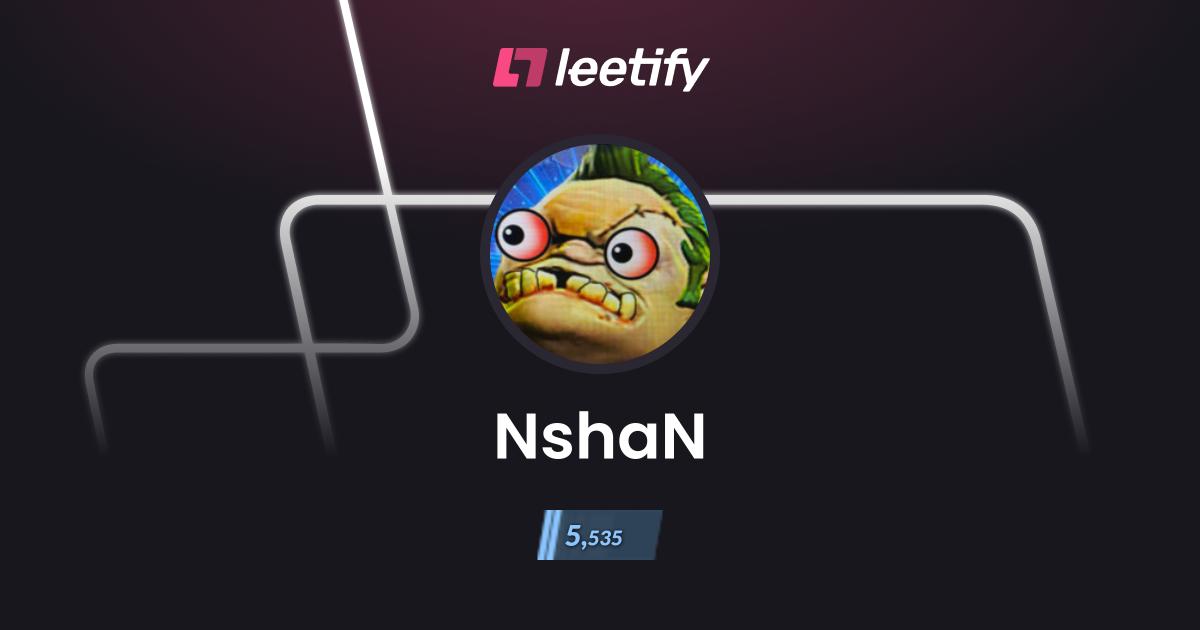 NshaN - CS2 Stats and Player Profile - Leetify