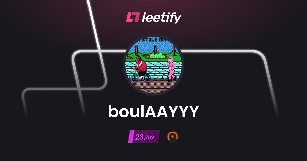 boulAAYYY - CS2 Stats and Player Profile - Leetify