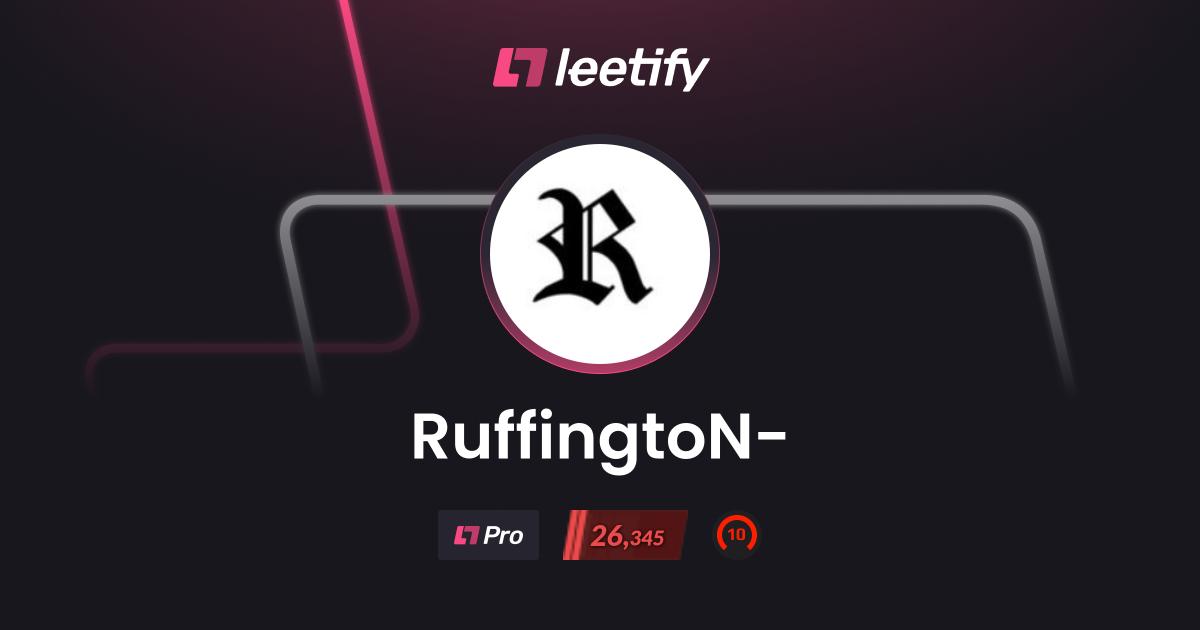 RuffingtoN- - CS2 Stats and Player Profile - Leetify