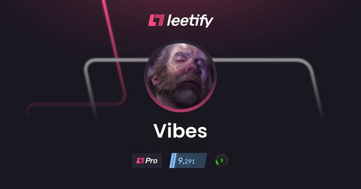 Vibes - CS2 Stats and Player Profile - Leetify