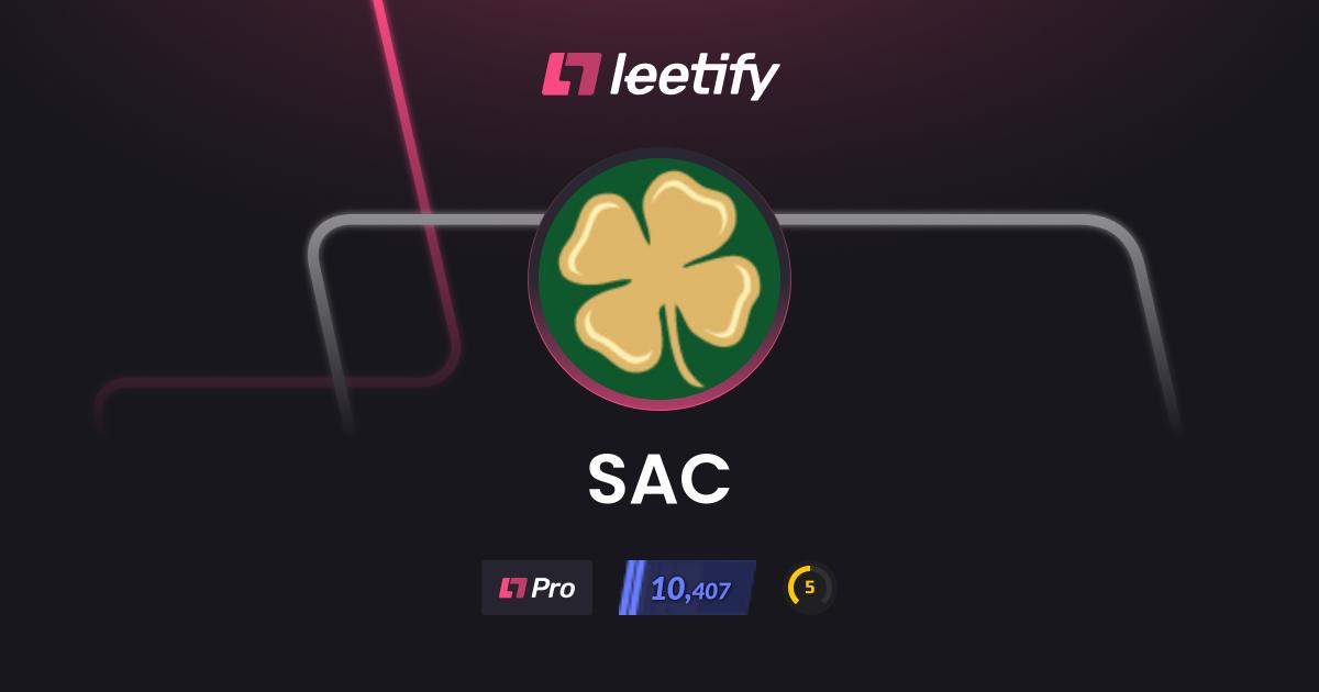 SAC - CS2 Stats and Player Profile - Leetify