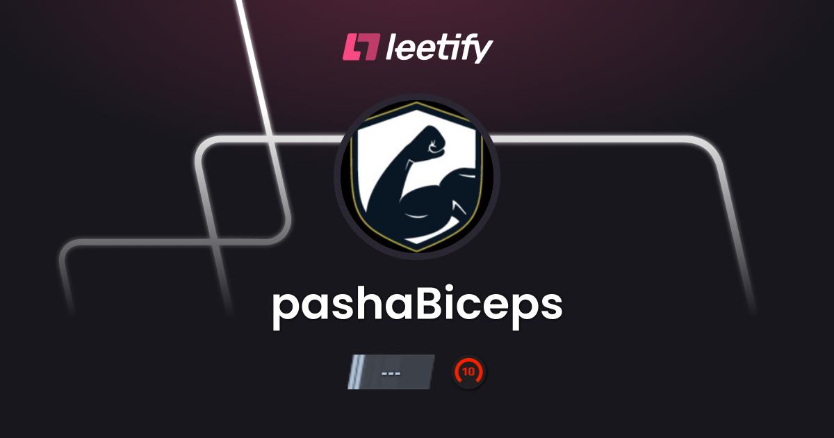 pashaBiceps - CS2 Stats and Player Profile - Leetify