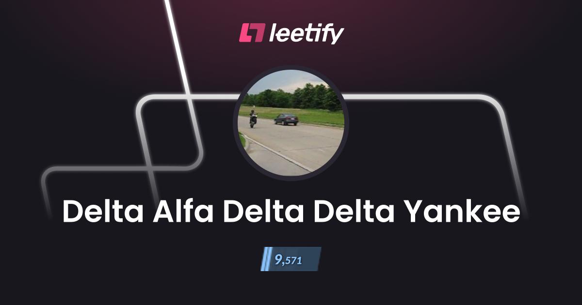 Delta Alfa Delta Delta Yankee - CS2 Stats and Player Profile - Leetify