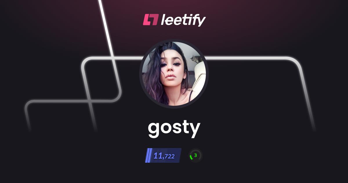 gosty - CS2 Stats and Player Profile - Leetify