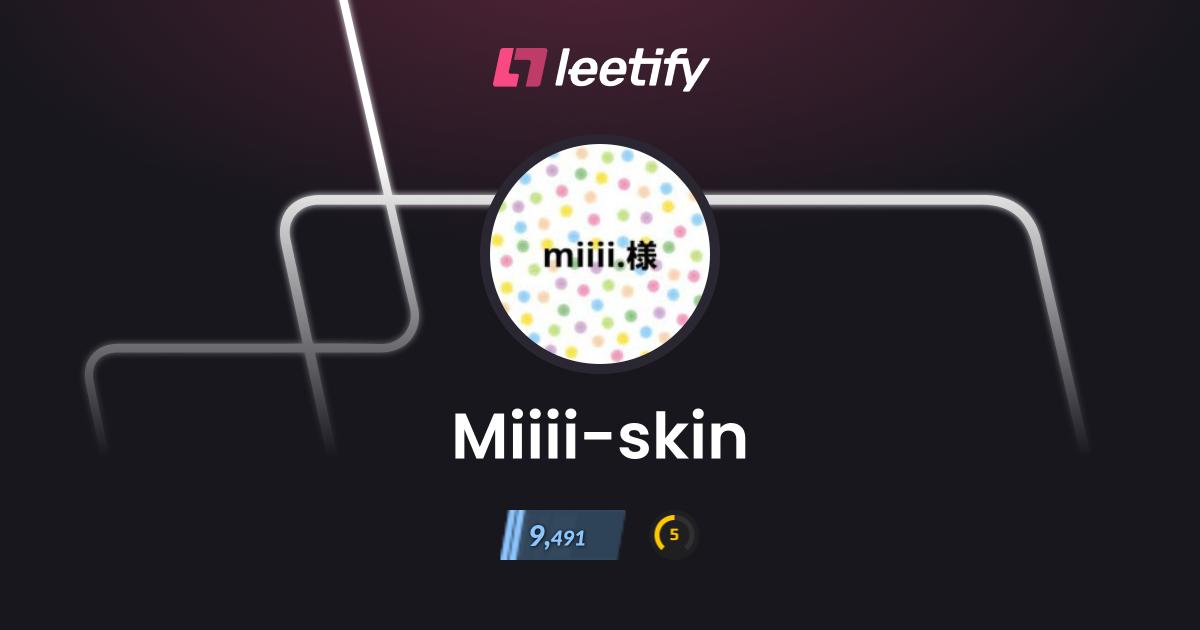 Miiii-skin - CS2 Stats and Player Profile - Leetify
