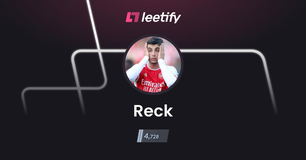 Reck - CS2 Stats and Player Profile - Leetify