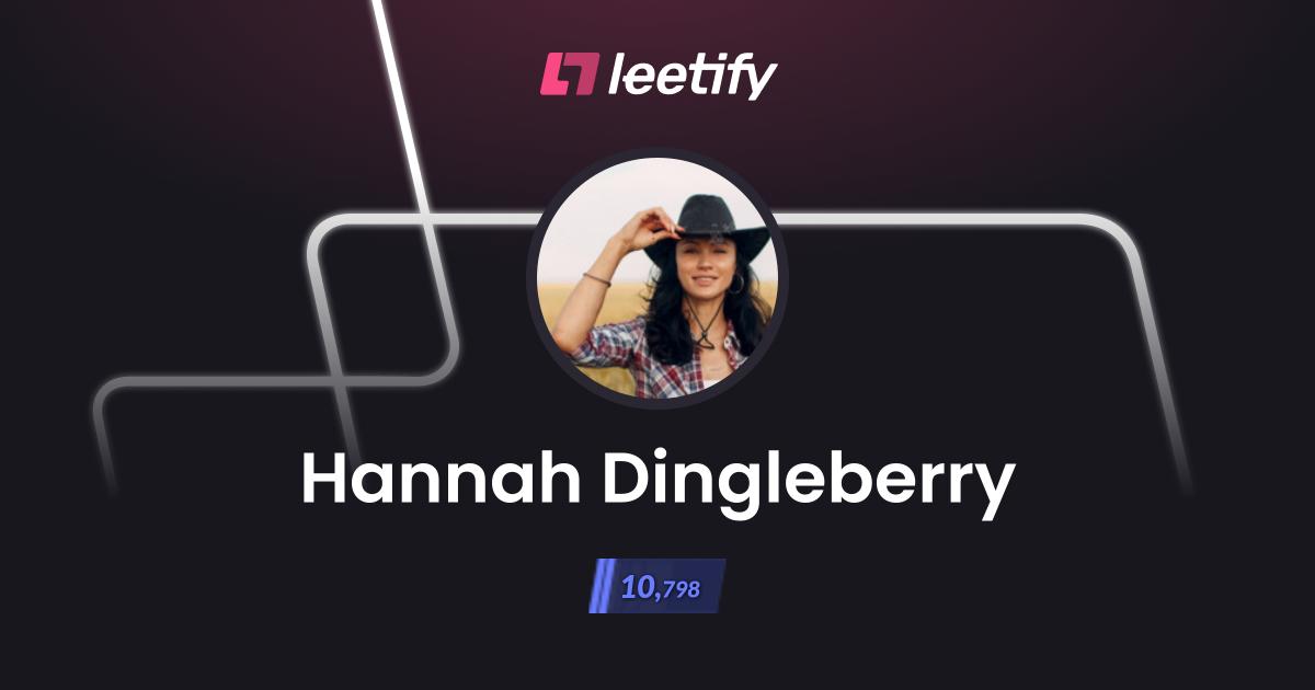 Hannah Dingleberry - CS2 Stats and Player Profile - Leetify