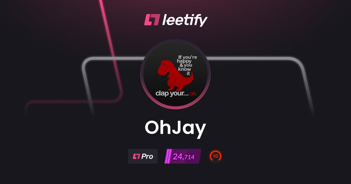 OhJay - CS2 Stats and Player Profile - Leetify