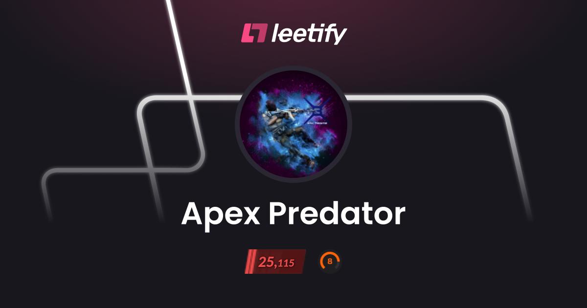 Apex Predator - CS2 Stats and Player Profile - Leetify