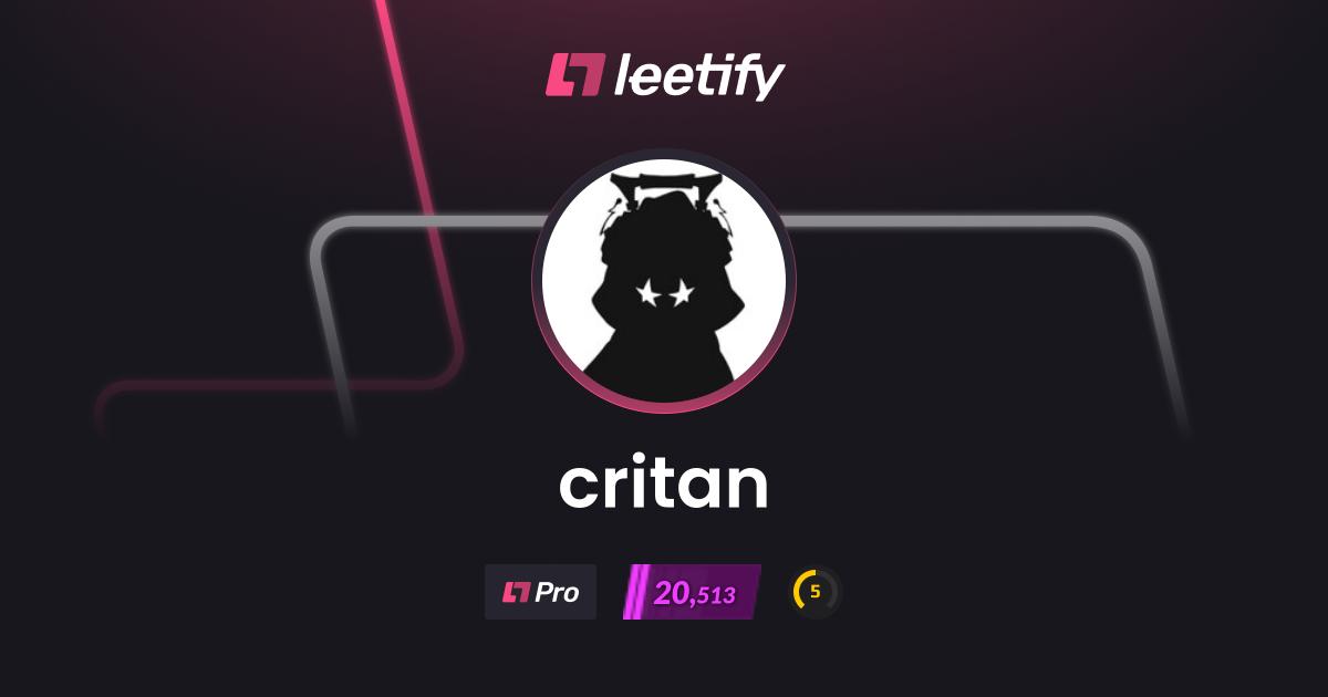 critan - CS2 Stats and Player Profile - Leetify