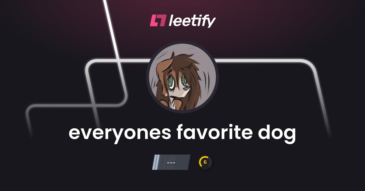 everyones favorite dog - CS2 Stats and Player Profile - Leetify