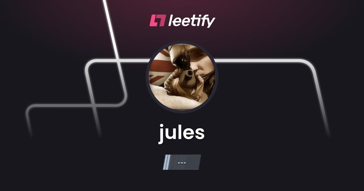jules - CS2 Stats and Player Profile - Leetify