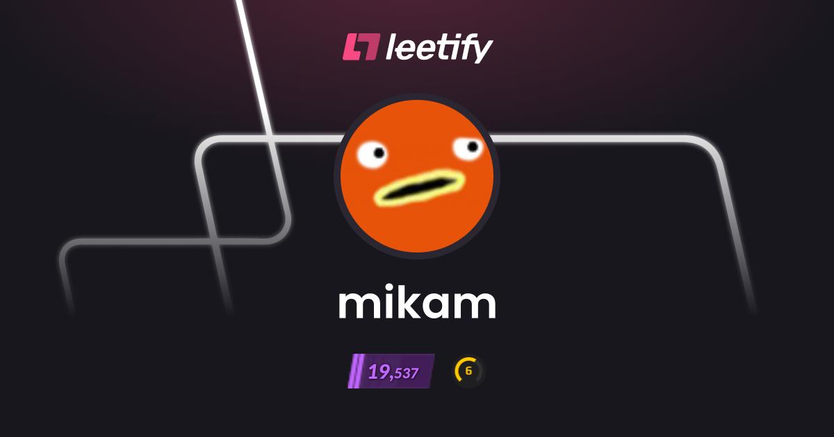 mikam - CS2 Stats and Player Profile - Leetify
