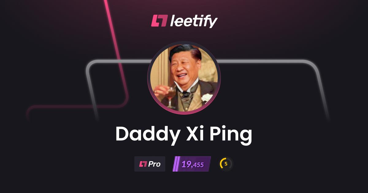 Daddy Xi Ping - CS2 Stats and Player Profile - Leetify