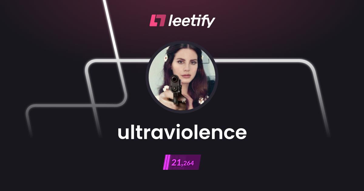 ultraviolence - CS2 Stats and Player Profile - Leetify