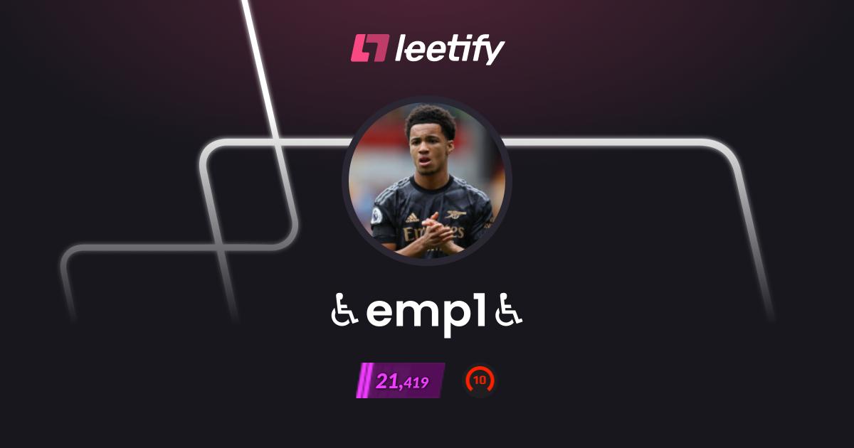 ♿emp1♿ - CS2 Stats and Player Profile - Leetify