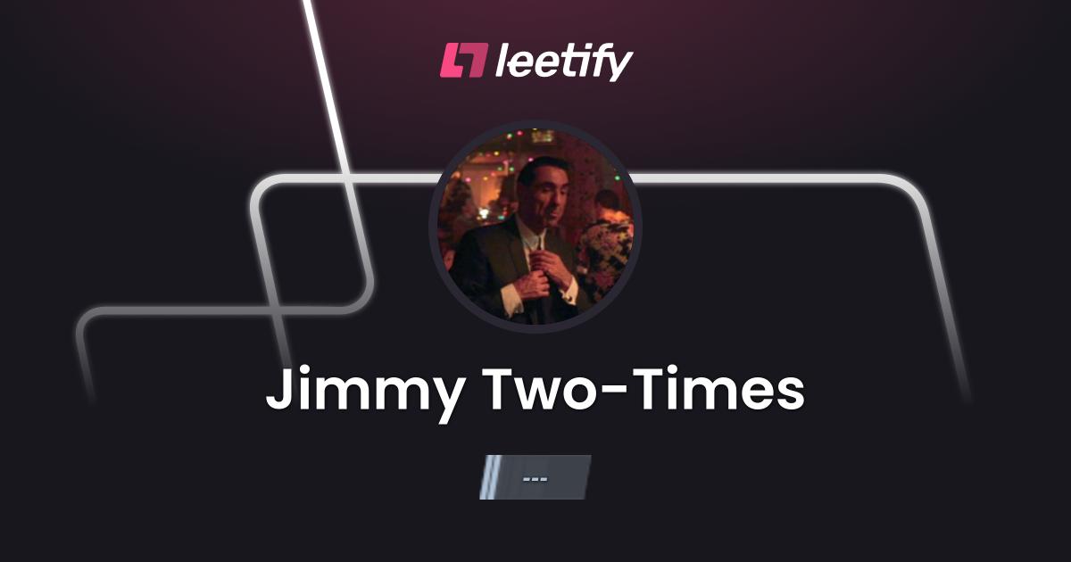 Jimmy Two-Times - CS2 Stats and Player Profile - Leetify