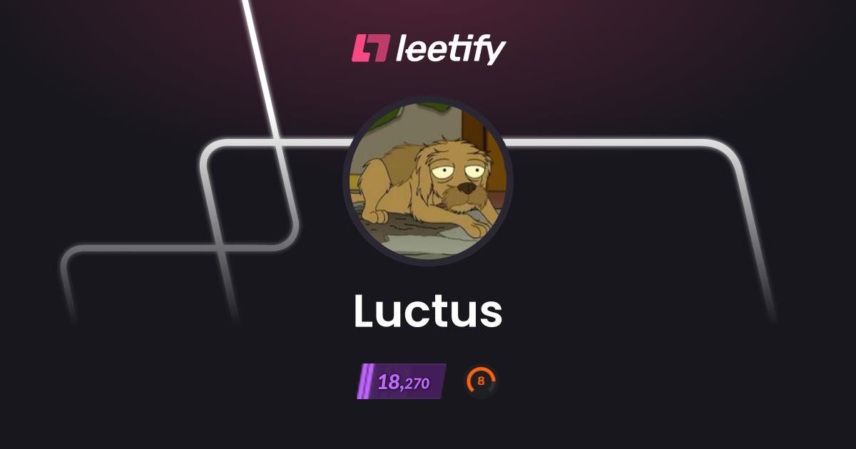 Luctus - CS2 Stats and Player Profile - Leetify