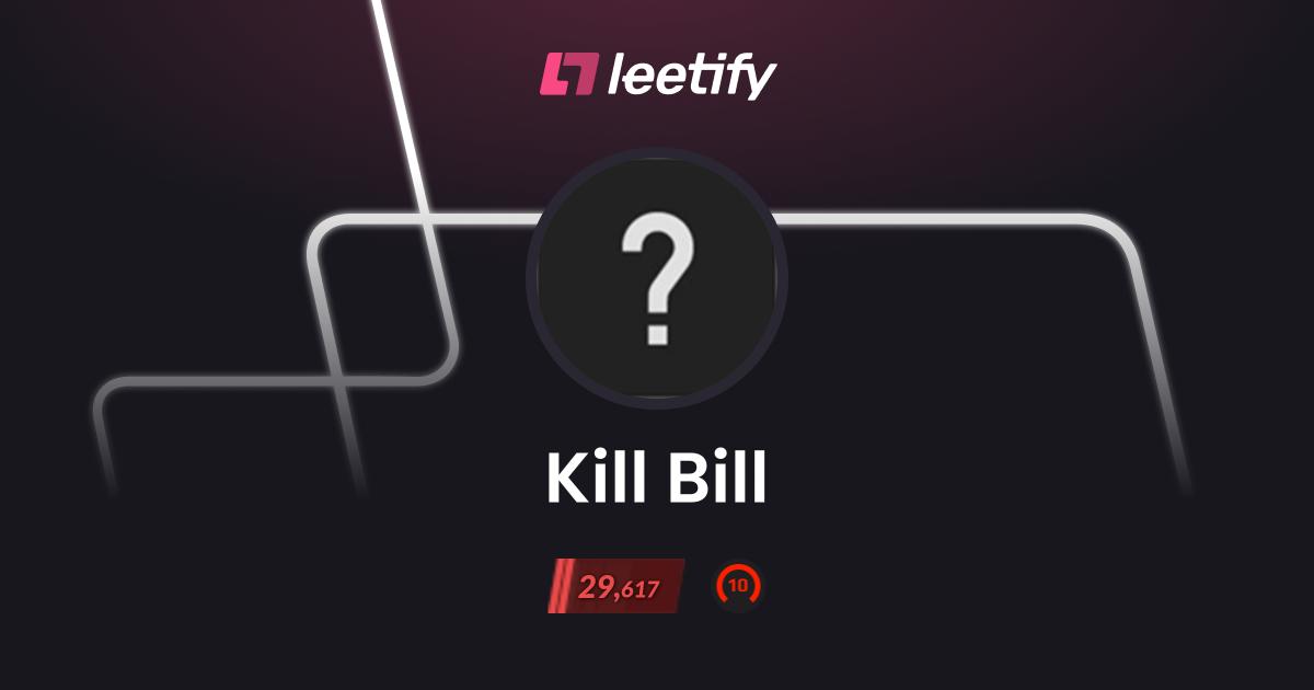 Kill Bill - CS2 Stats and Player Profile - Leetify