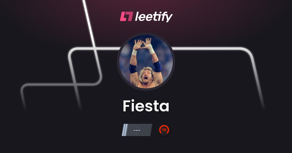 Fiesta - CS2 Stats and Player Profile - Leetify