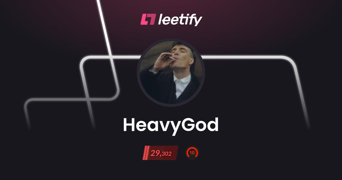 HeavyGod - CS2 Stats and Player Profile - Leetify
