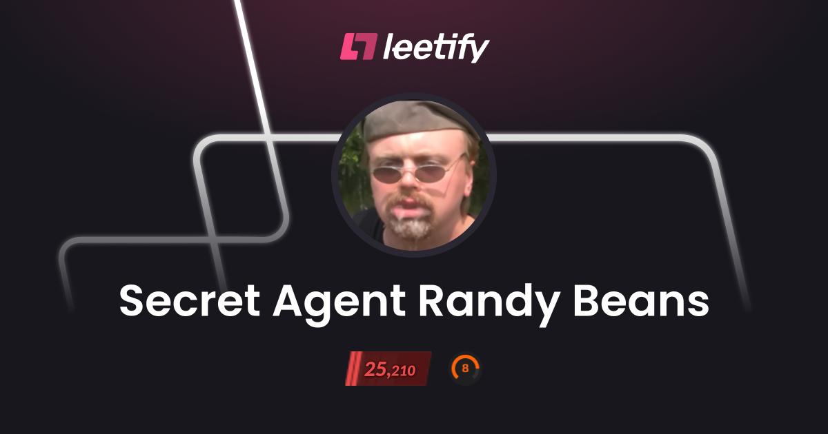 Secret Agent Randy Beans - CS2 Stats and Player Profile - Leetify