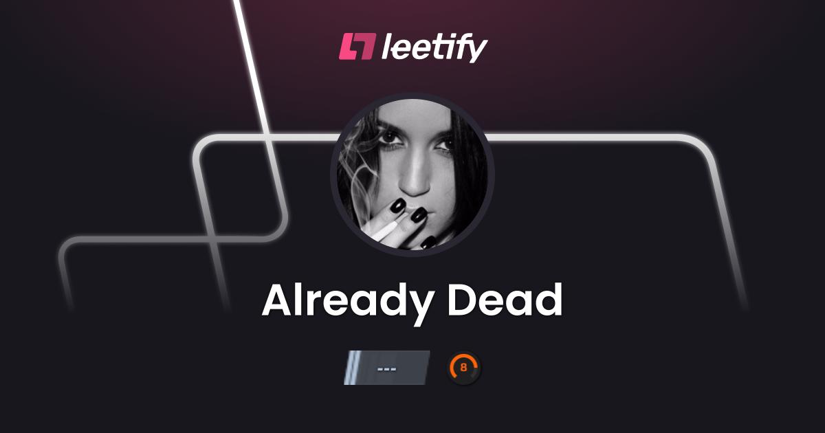 Already Dead - CS2 Stats and Player Profile - Leetify