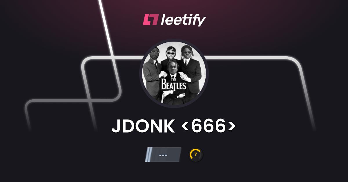 JDONK - CS2 Stats and Player Profile - Leetify