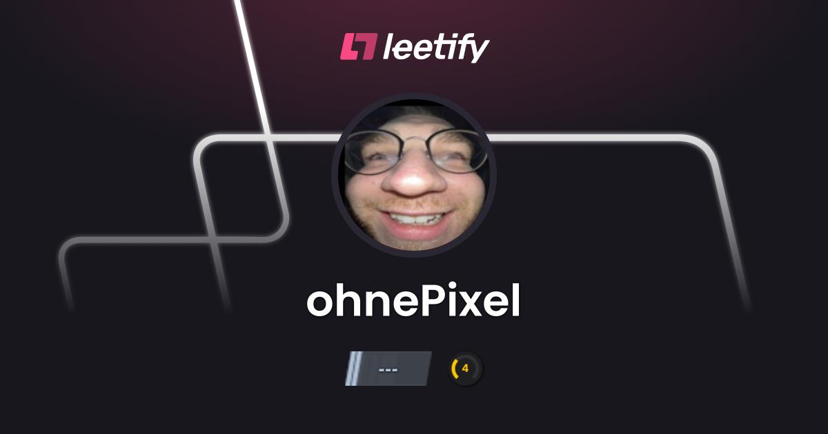 ohnePixel - CS2 Stats and Player Profile - Leetify