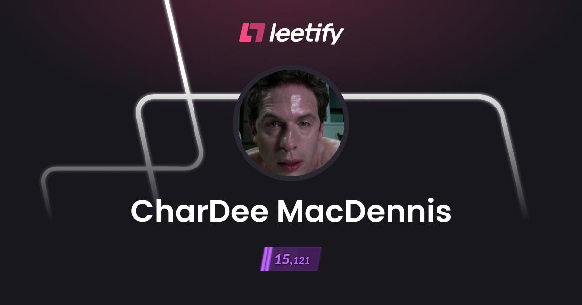 CharDee MacDennis - CS2 Stats and Player Profile - Leetify