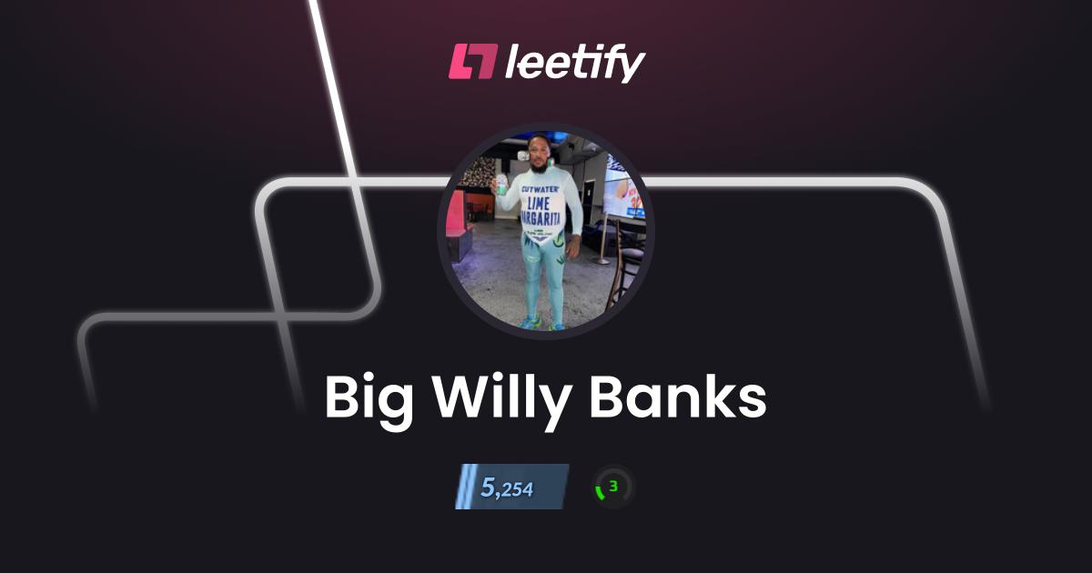 Big Willy Banks - CS2 Stats and Player Profile - Leetify