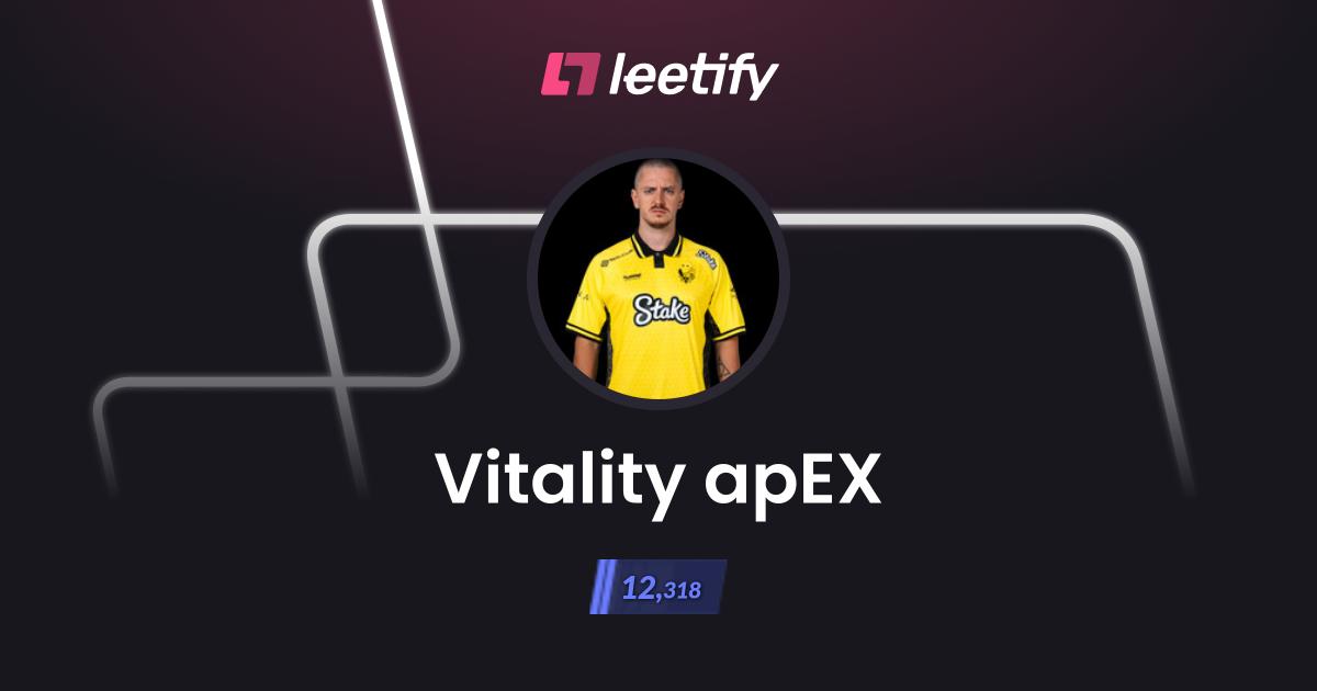 Vitality apEX - CS2 Stats and Player Profile - Leetify