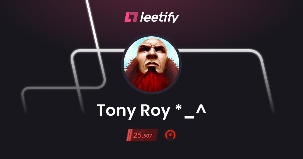 Tony Roy *_^ - CS2 Stats and Player Profile - Leetify