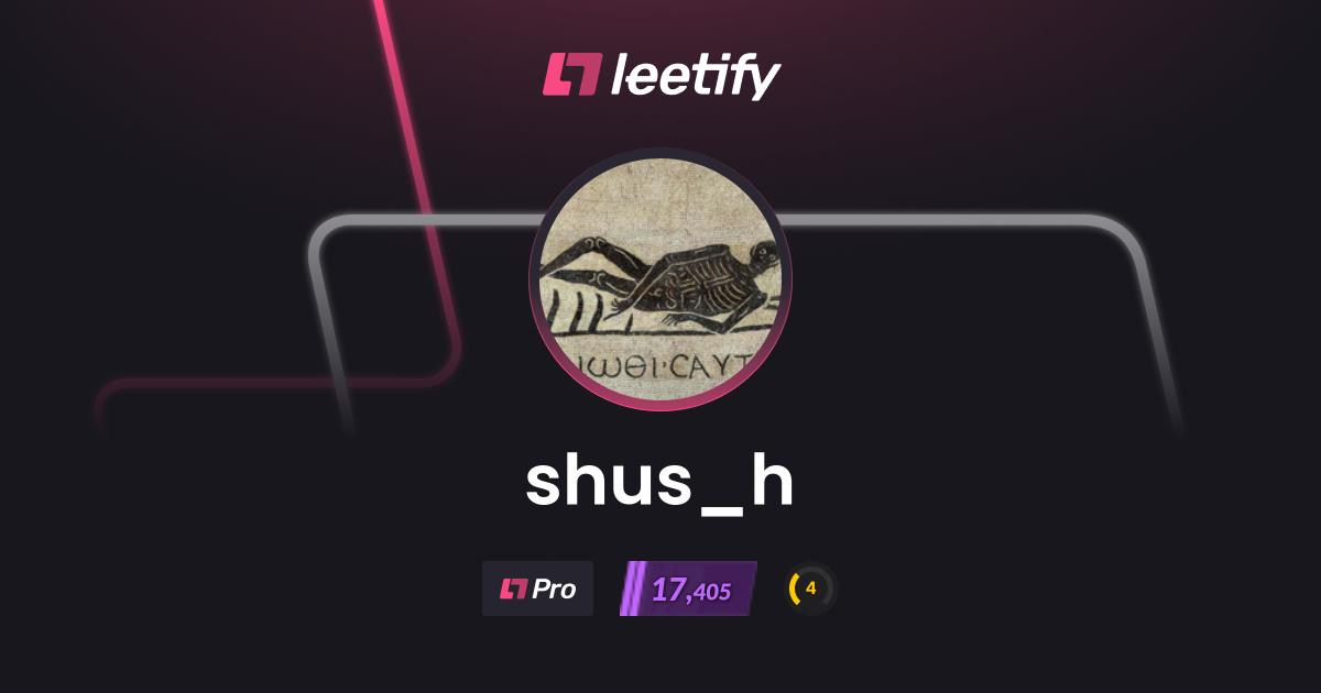 shus_h - CS2 Stats and Player Profile - Leetify