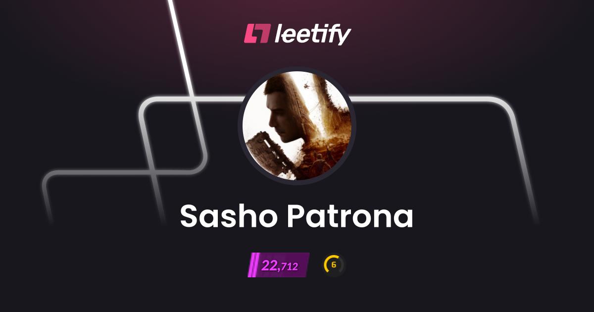 Sasho Patrona - CS2 Stats and Player Profile - Leetify