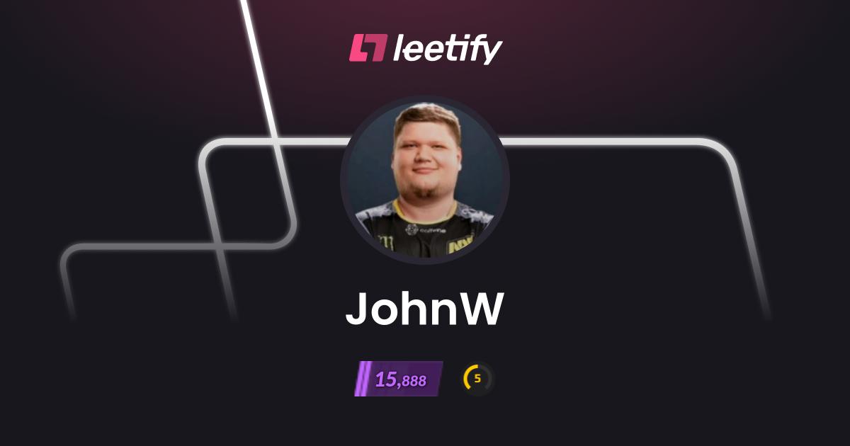 JohnW - CS2 Stats and Player Profile - Leetify