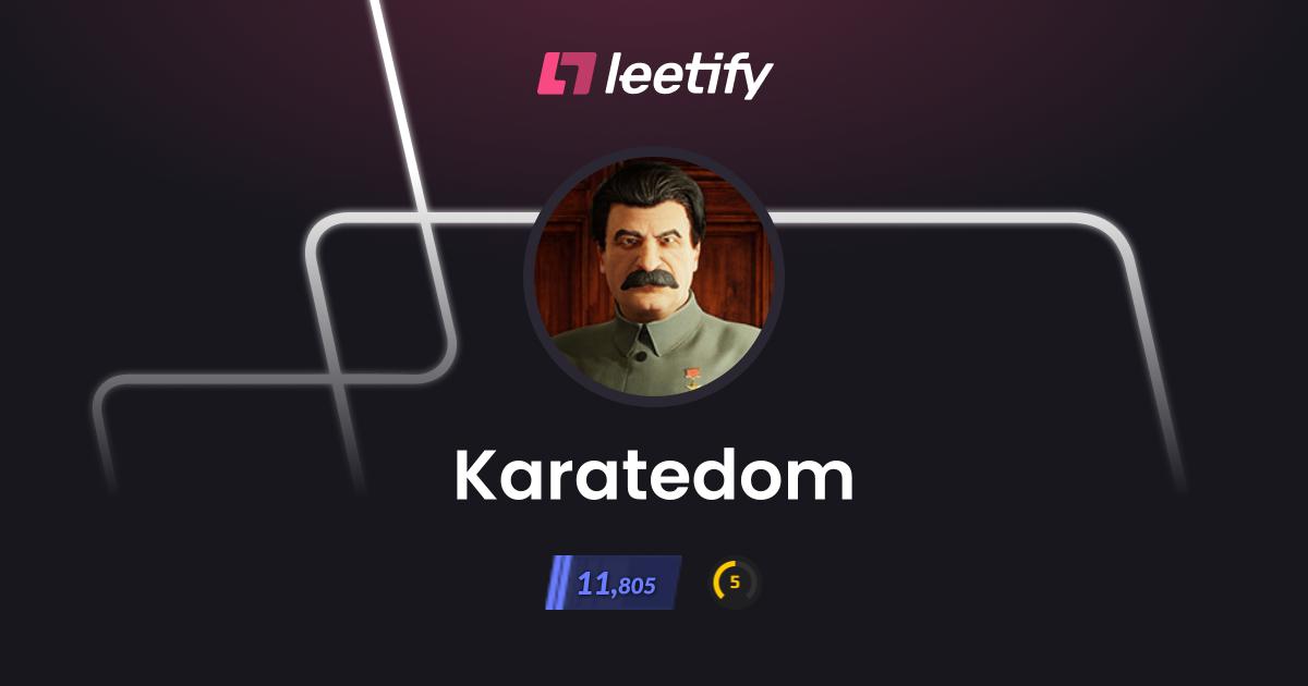 Karatedom - CS2 Stats and Player Profile - Leetify
