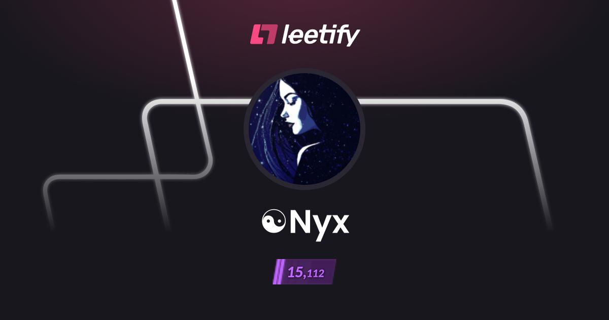☯Nyx - CS2 Stats and Player Profile - Leetify
