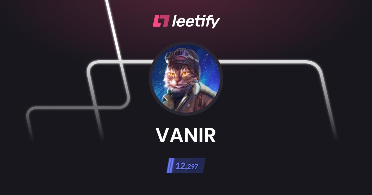 VANIR - CS2 Stats and Player Profile - Leetify