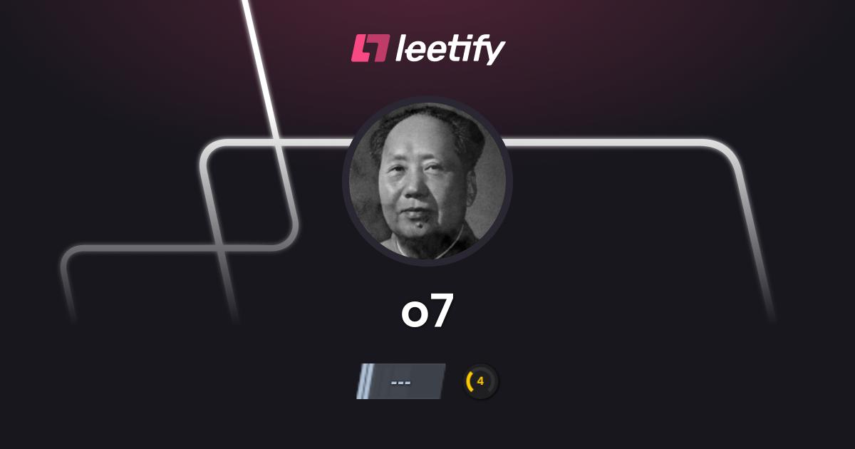 o7 - CS2 Stats and Player Profile - Leetify