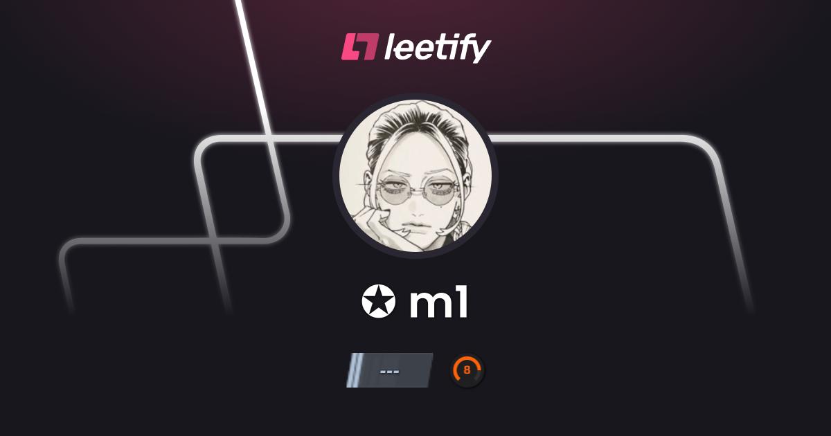m1 - CS2 Stats and Player Profile - Leetify