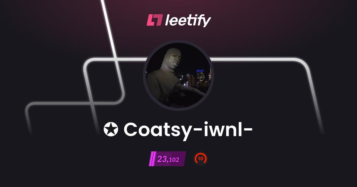 Coatsy-iwnl- - CS2 Stats and Player Profile - Leetify