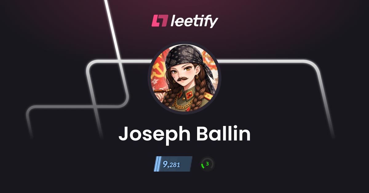 Joseph Ballin - CS2 Stats and Player Profile - Leetify