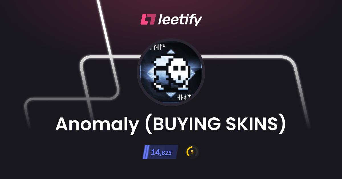 Anomaly (BUYING SKINS) - CS2 Stats and Player Profile - Leetify