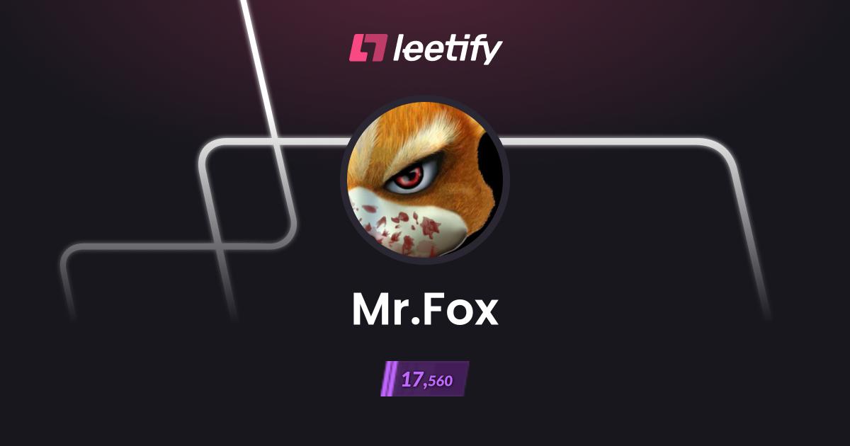 Mr.Fox - CS2 Stats and Player Profile - Leetify
