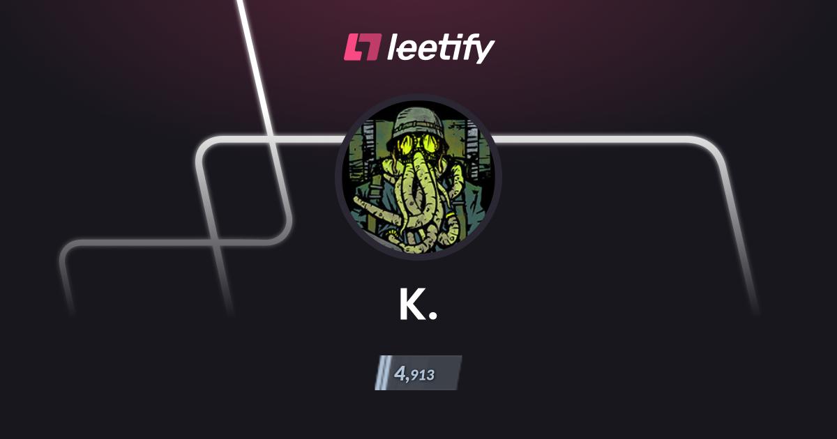 K. - CS2 Stats and Player Profile - Leetify